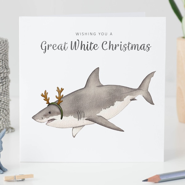 Shark Card - Etsy