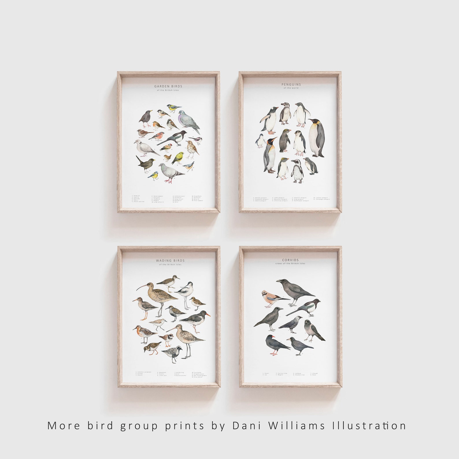 Wading Bird Watercolour Print Bird Wall Art - Etsy