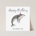 Whale Birthday Card - Etsy
