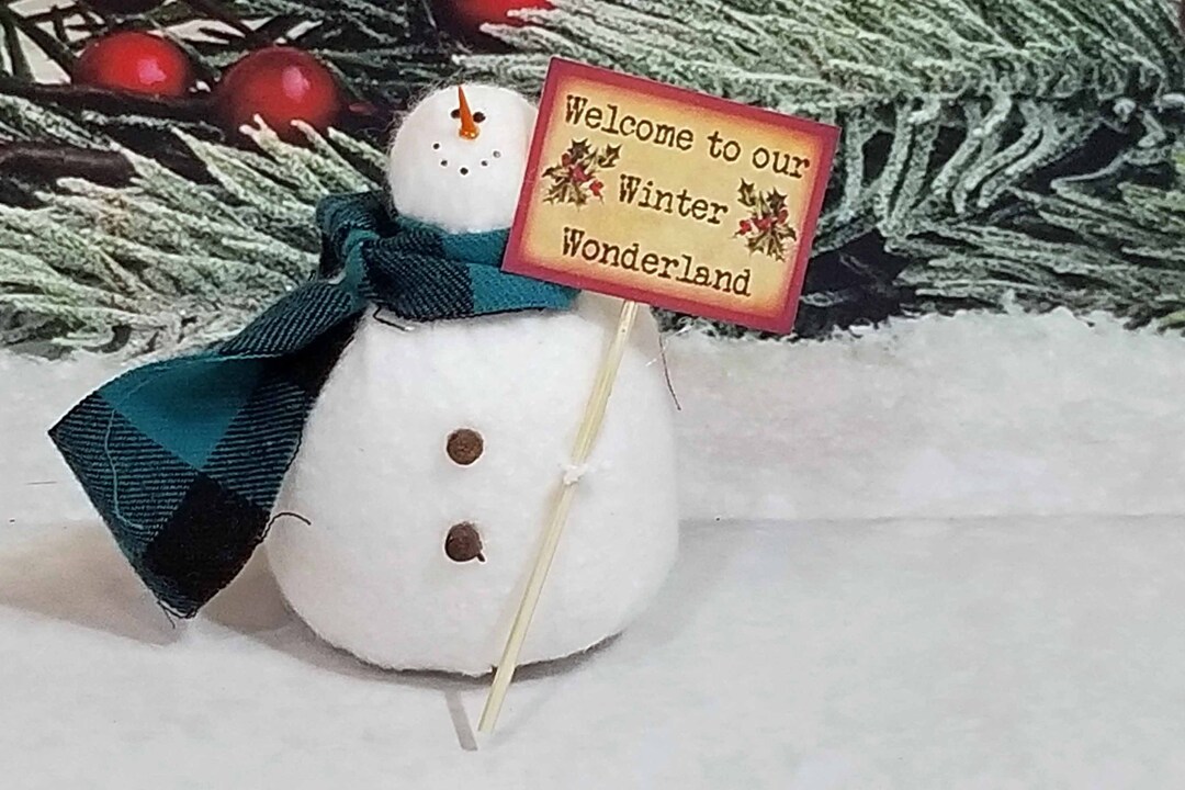 Baby Snowflake Tiny Snowman - Etsy