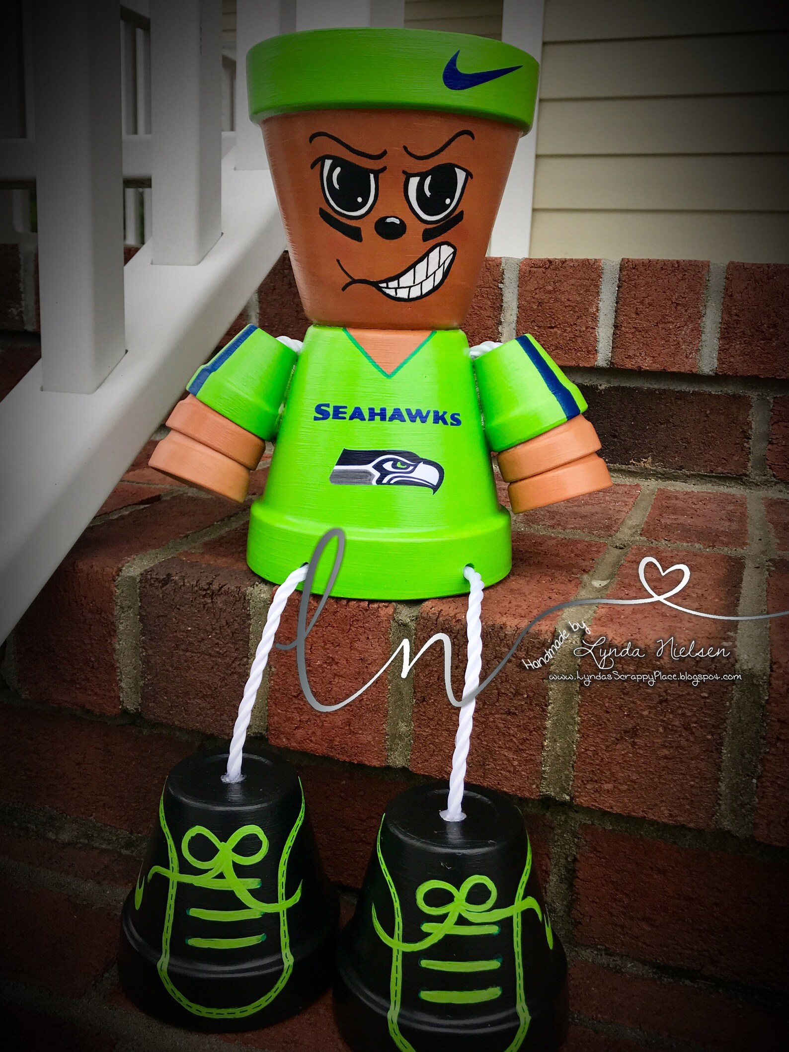 Clay Pot FOOTBALL TEAM PLAYER Customized Clay Pots Hand - Etsy