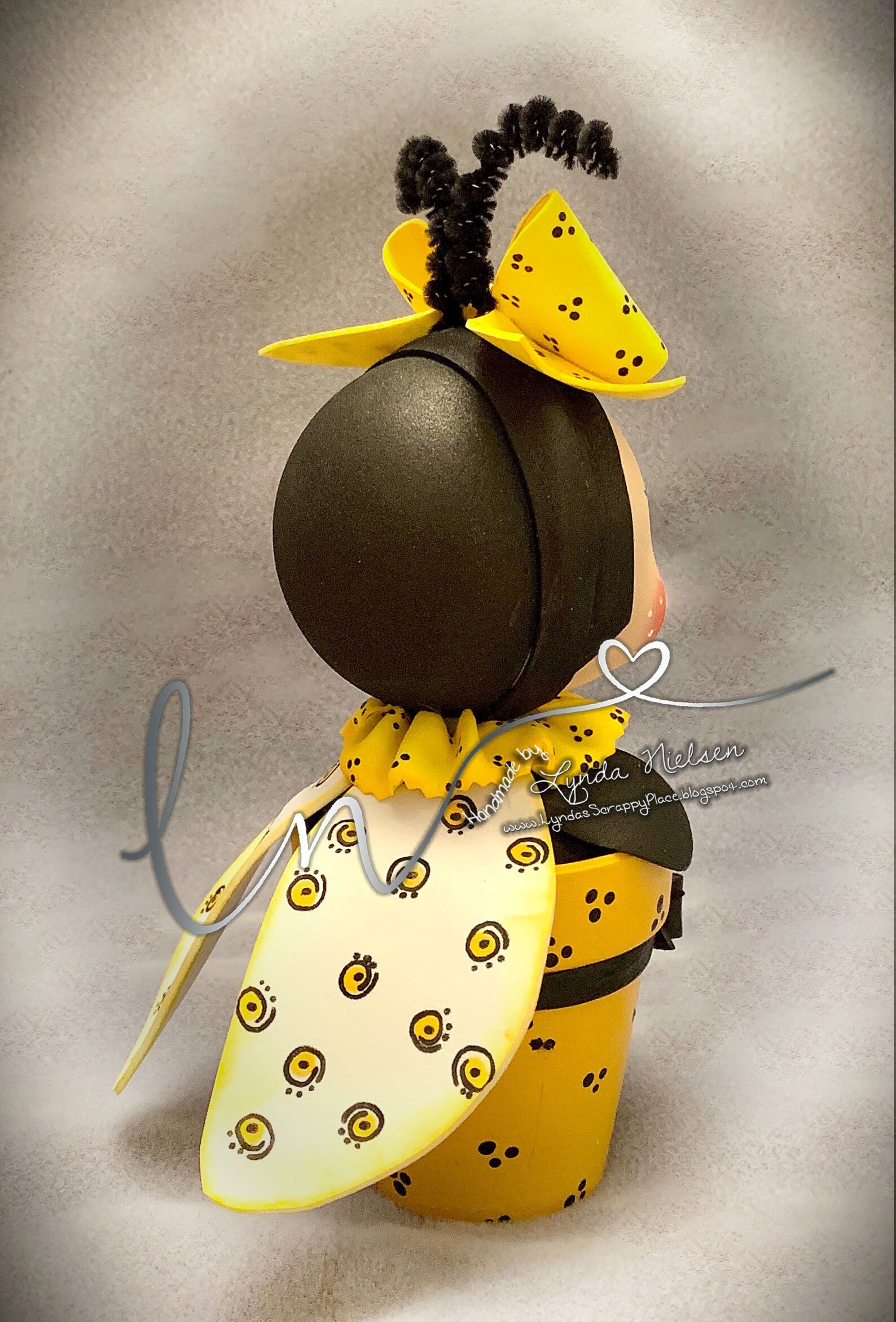 Clay Pots Dolls and Decor Bumblebee Ladybug GIFT | Etsy