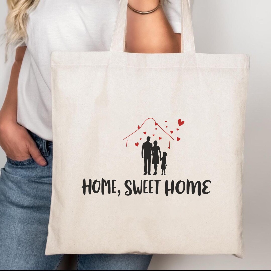 New Home Tote Bag Housewarming Gift - Cute Practical Tote for Daily Use ...