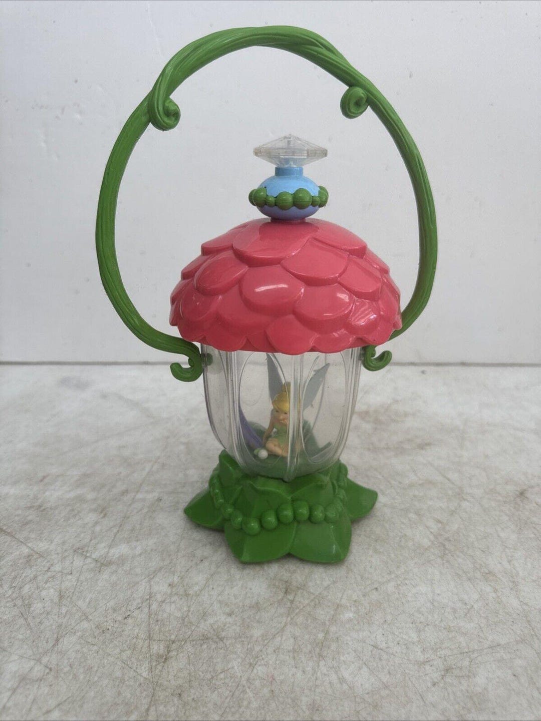 Tinkerbell Lantern Toy Lights up Talking Disney 10 Green Pink - Etsy