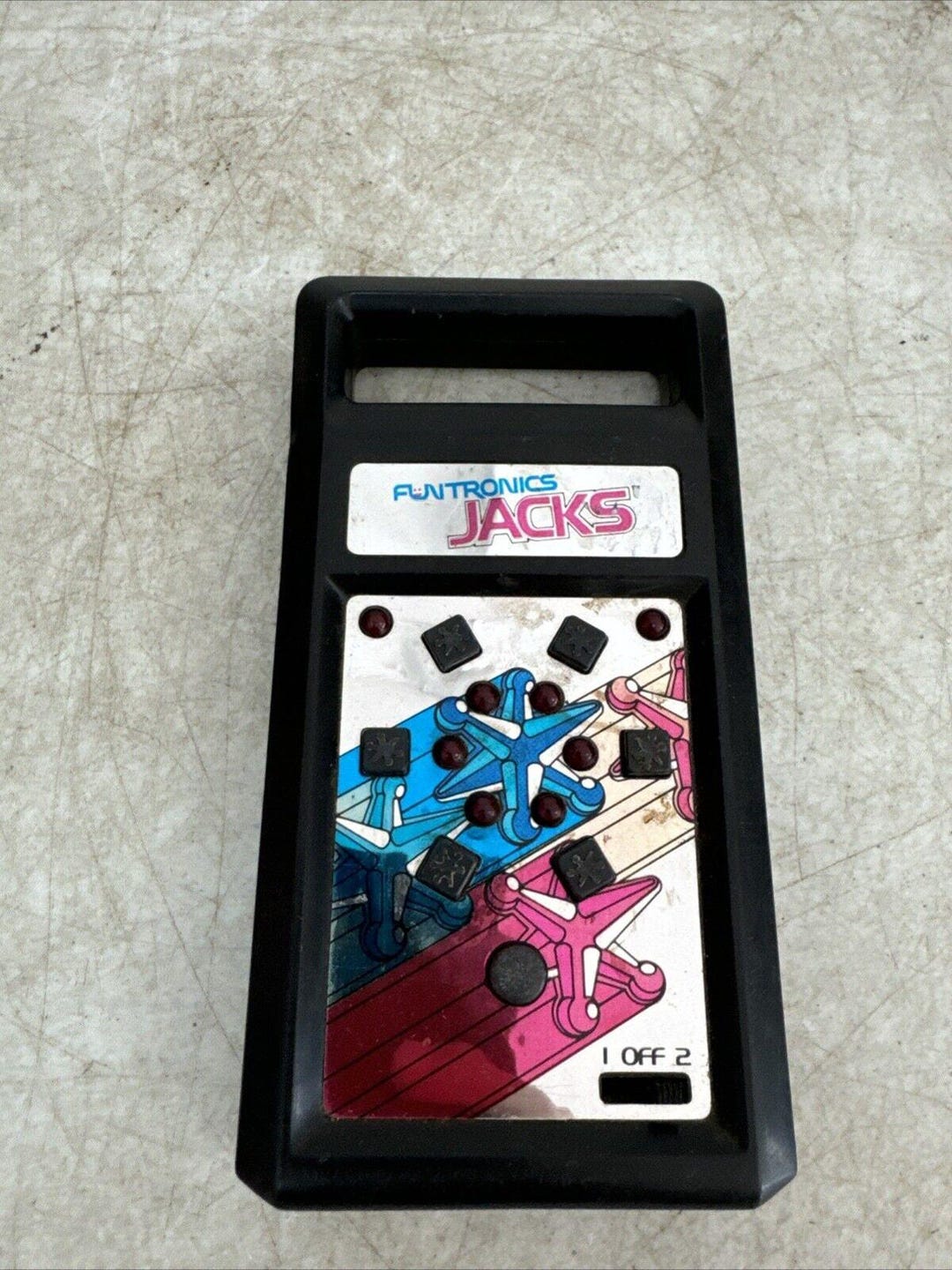 Vintage Mattel Funtronics JACKS Electronic Handheld Game 1979 VTG WORKS ...