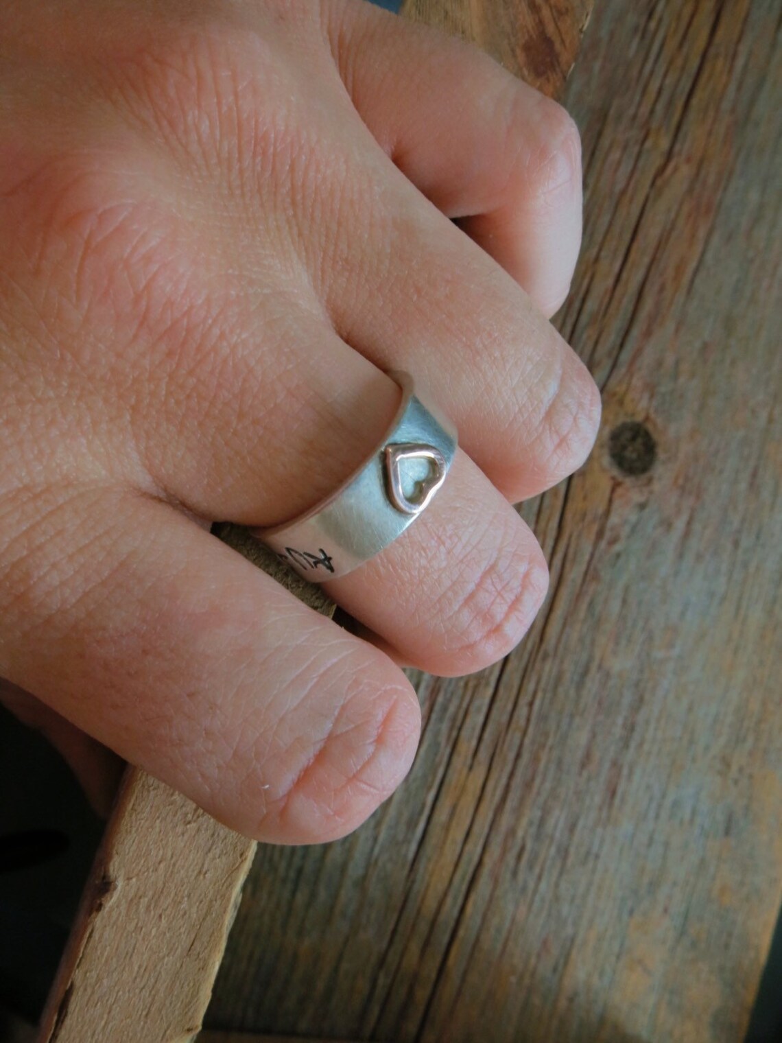 Handwriting Ring Actual Signature Engraved Custom Name - Etsy