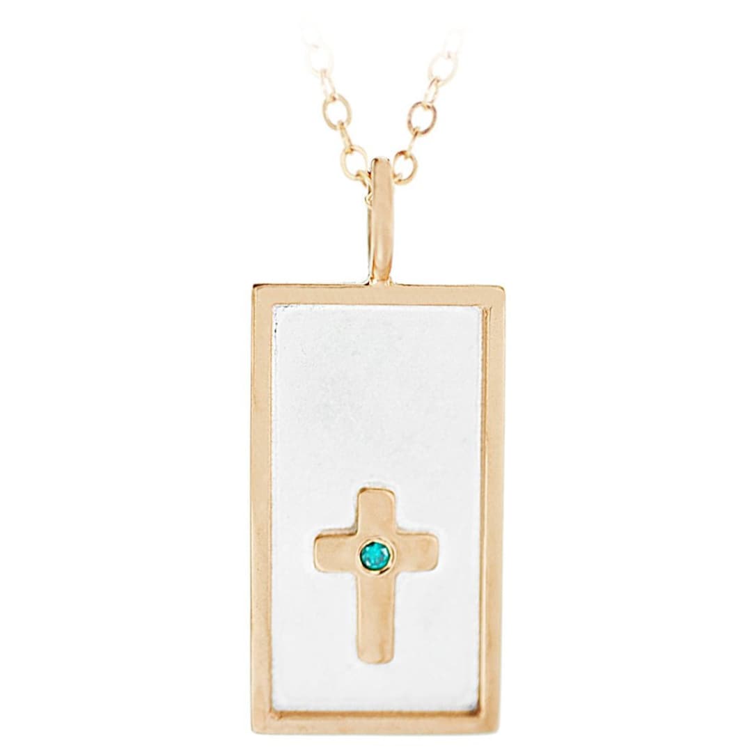 New Mom Cross and Birthstone Personalized Religious Christian Faith ...