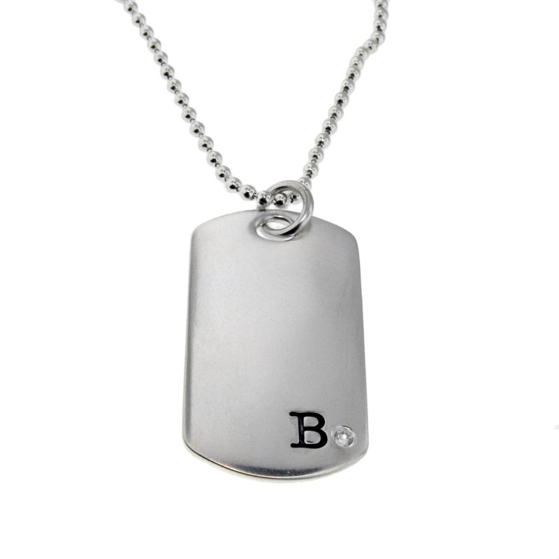 Silver Dog Tag - Etsy