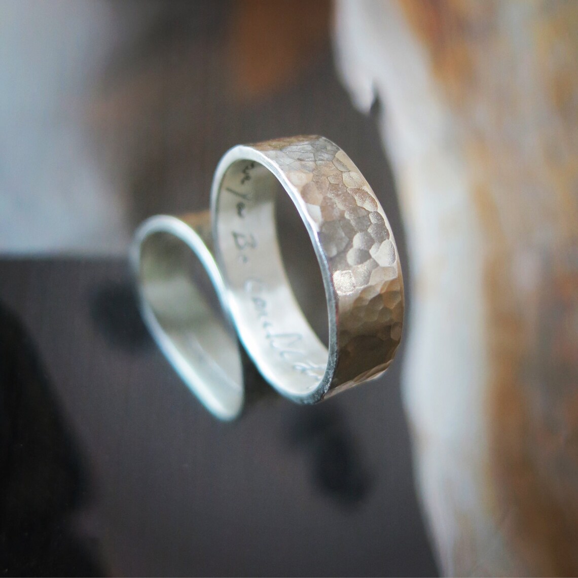 Engraved Handwriting Ring Handwritten Note Jewelry - Etsy