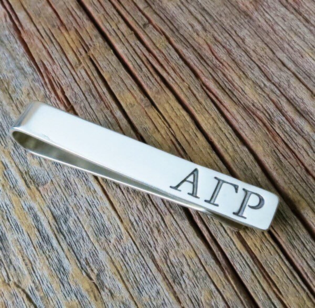 Clip de corbata personalizado letras griegas, clip de corbata griego de ...