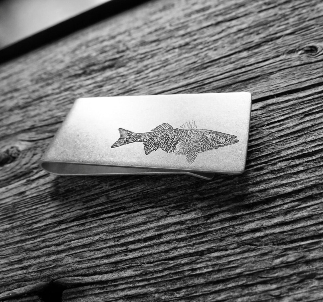 Custom Engraved Money Clip Personalized Sterling Silver Metal | Etsy