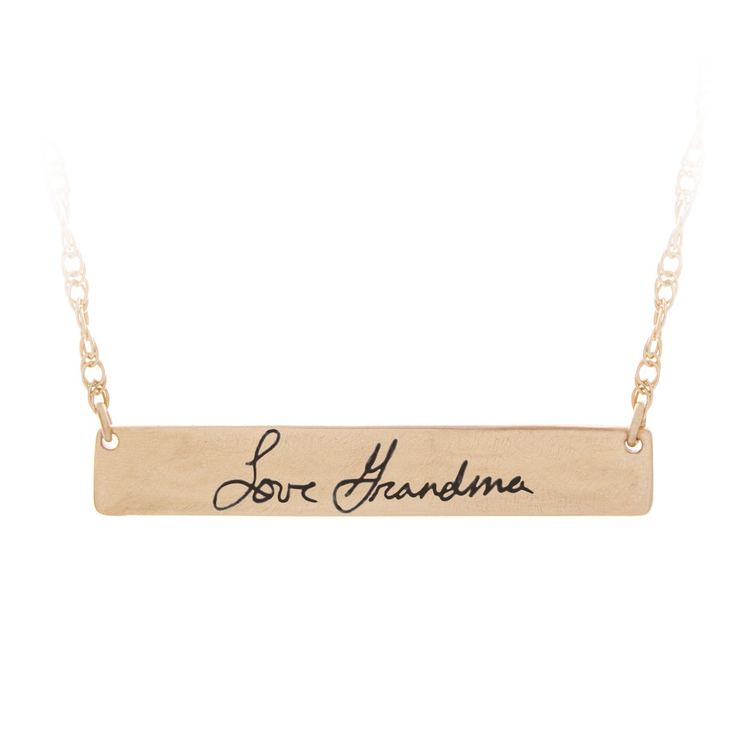 Remembrance Jewelry, Grandmas Handwriting Memorial, Mimi's Signature ...