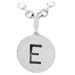 Personalized Sterling Silver Round Charm Select a Size - Etsy