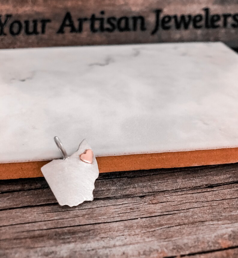 College Graduation Gift Ohio State Charm OH State Necklace - Etsy