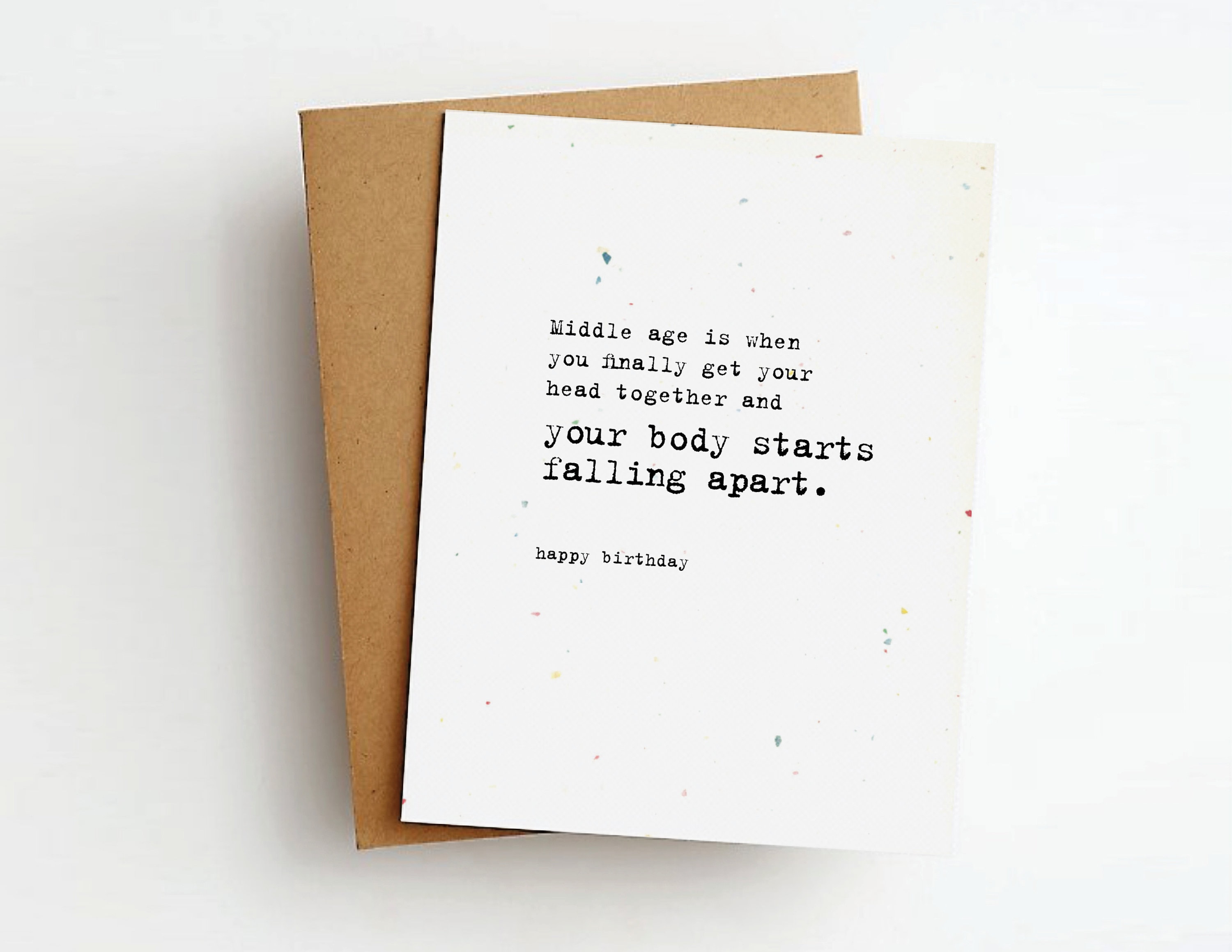 Body Falling Apart Birthday Card - Etsy