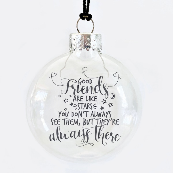 Friends Glass Ornament - Etsy