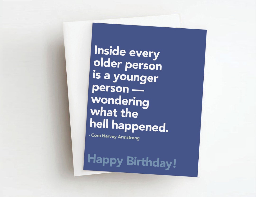 Hell Happened Birthday Card - Etsy