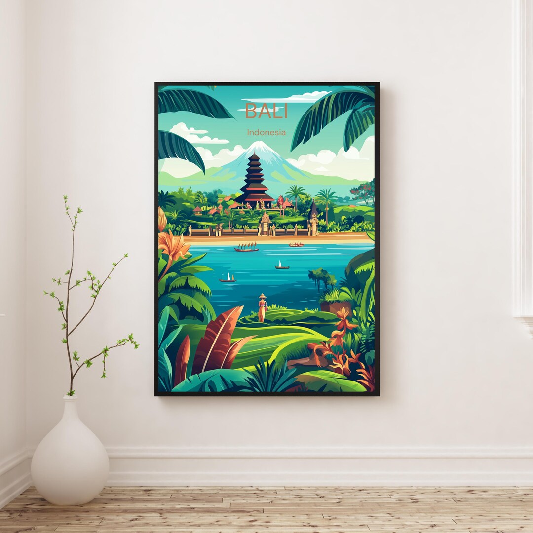 Bali Travel Poster | Bali Printable | Indonesia Traveler | Bali ...