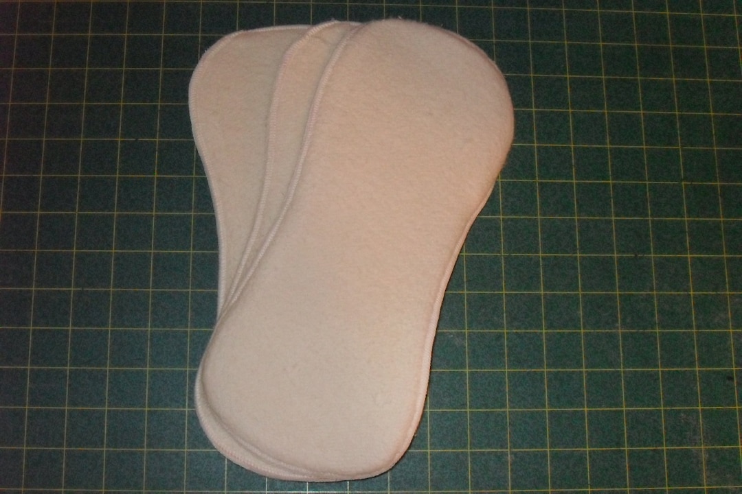 3 Organic Hemp Fleece/zorb Contour Inserts - Etsy