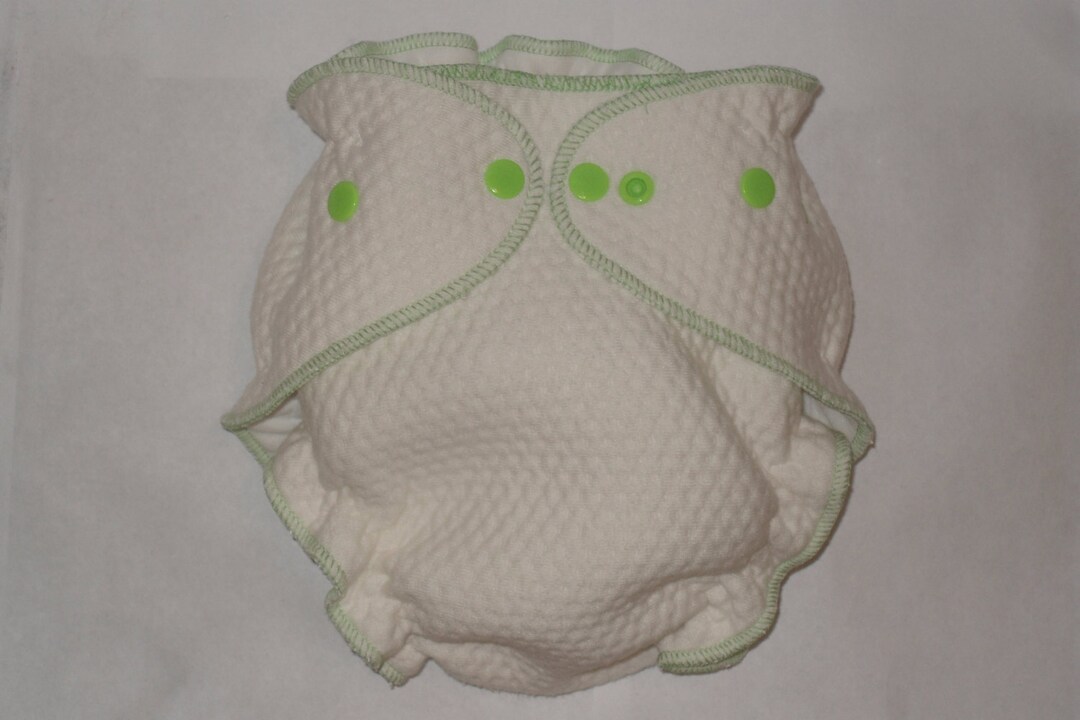 3D Zorb Fitted Diaper With Lime Green Snaps - Etsy Sweden