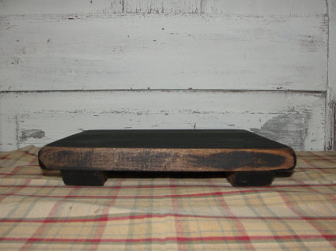 Primitive Wood Flat Small Riser With Color Options #07 - Etsy