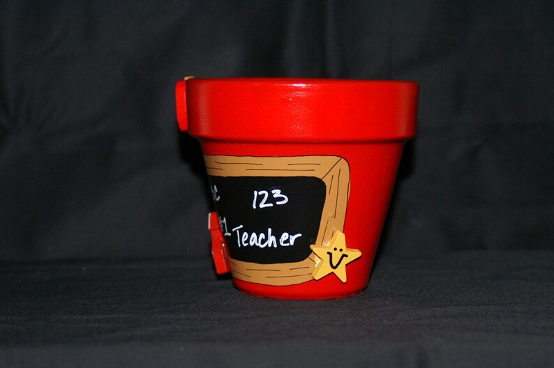 Teacher Flower Pot - Etsy