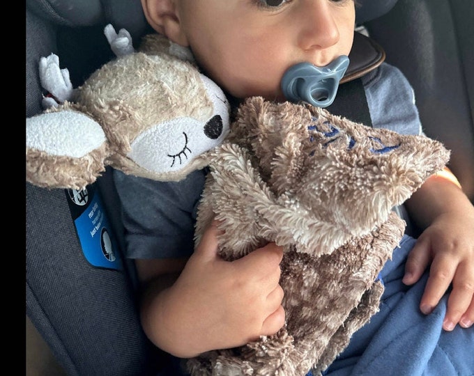 Deer Lovey Security Blanket, Super Soft and Snuggable Buck Lovie ...