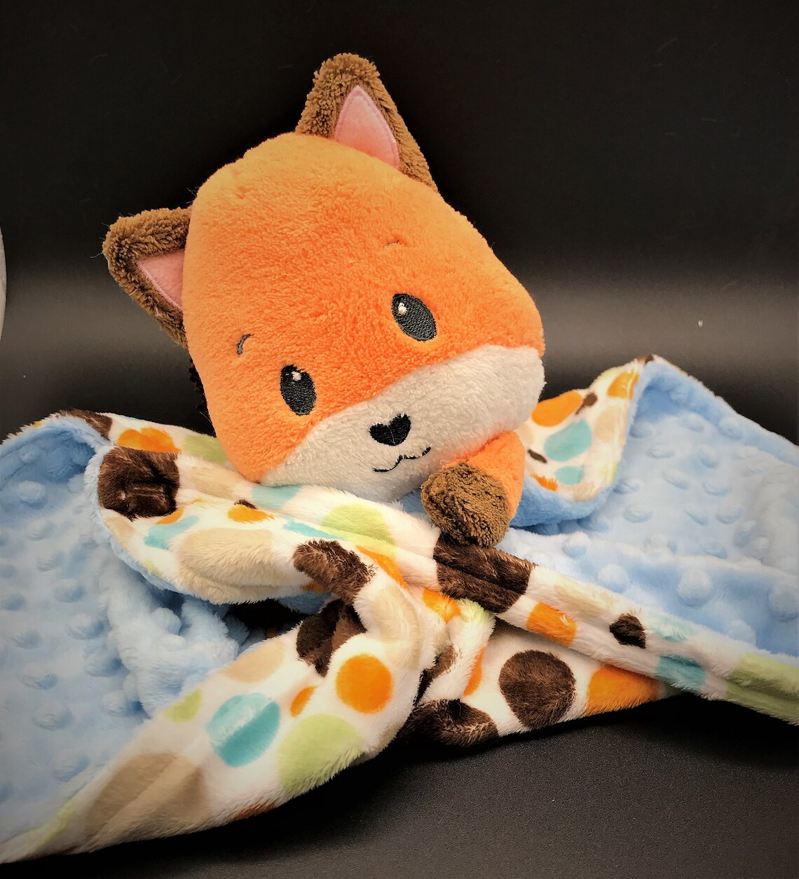 Snuggle Fox Lovey Ultra Soft Security BlanketStuffed Fox Toy | Etsy