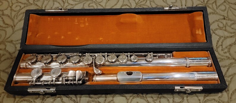 Very Rare Vintage Japanese Purcala C Flute With Case – Closed Hole ...