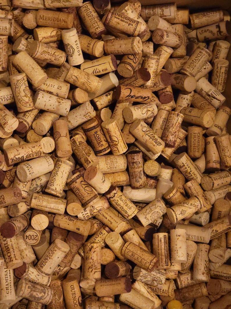 500 Natural Wine Corks - Etsy
