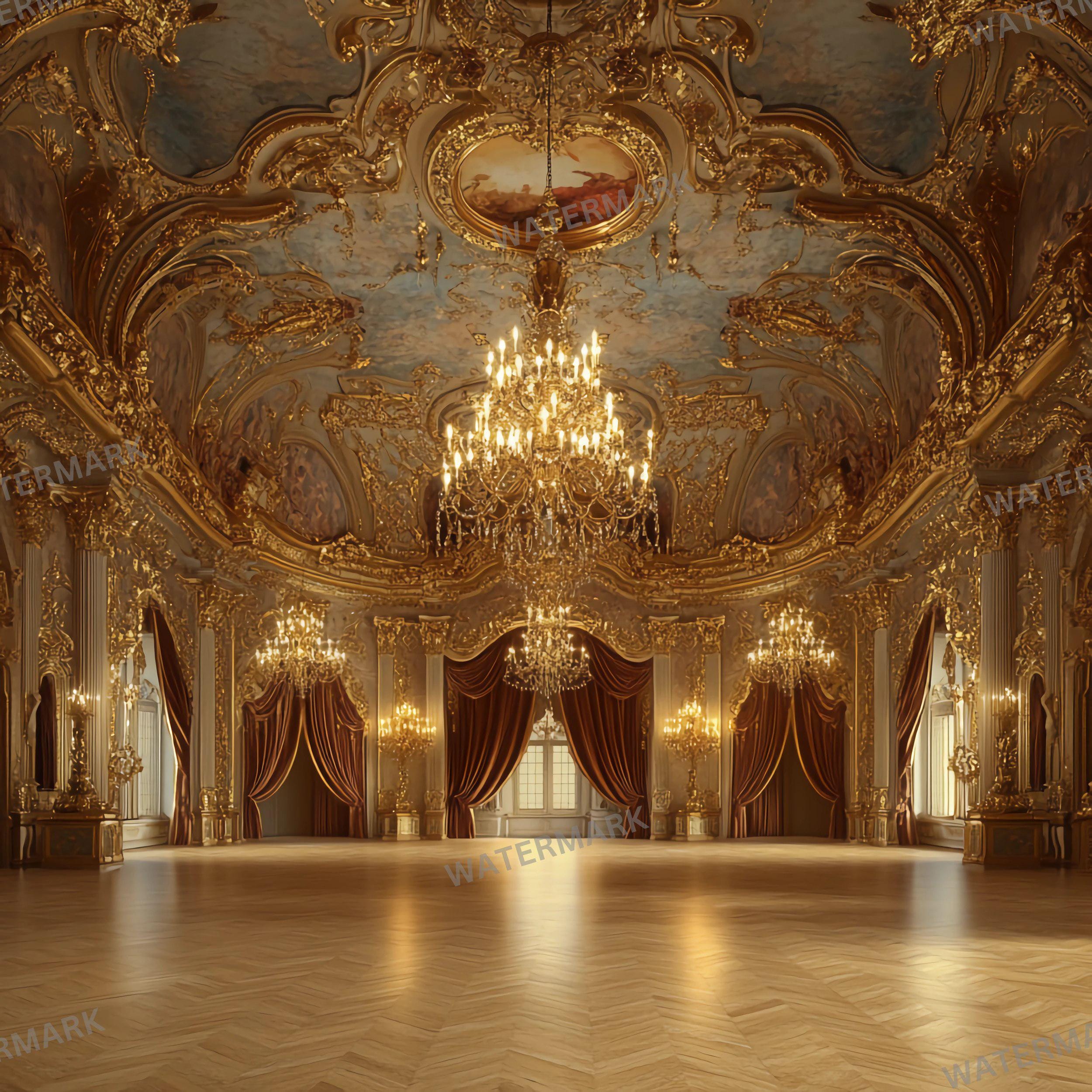 Baroque Palace Digital Backdrops - Set of 9 Fine Art Textures and ...