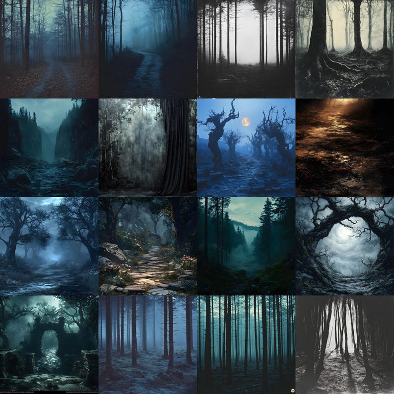 65 Dark Spooky Backdrops - Master Overlays for Photoshop Composites ...