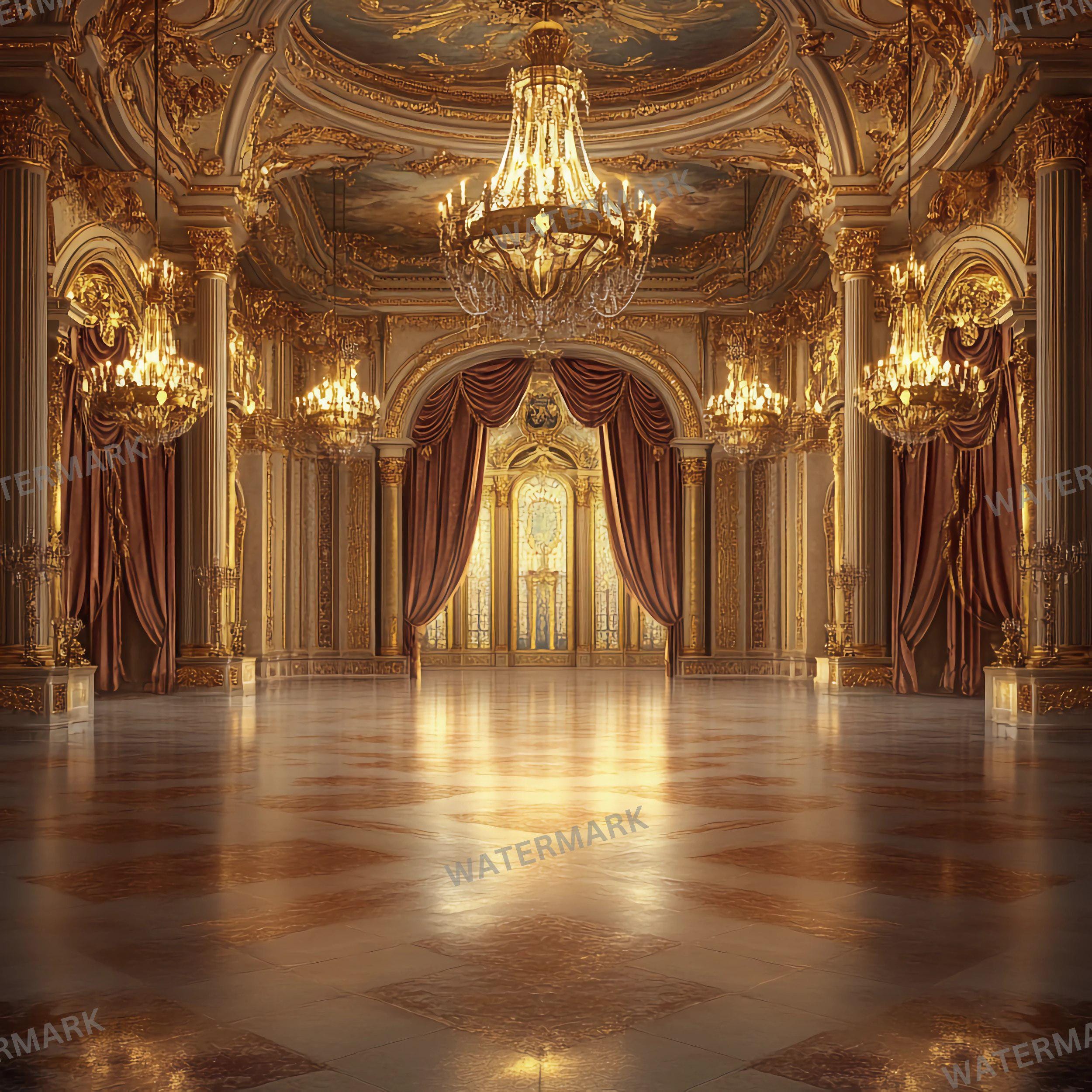Baroque Palace Digital Backdrops - Set of 9 Fine Art Textures and ...