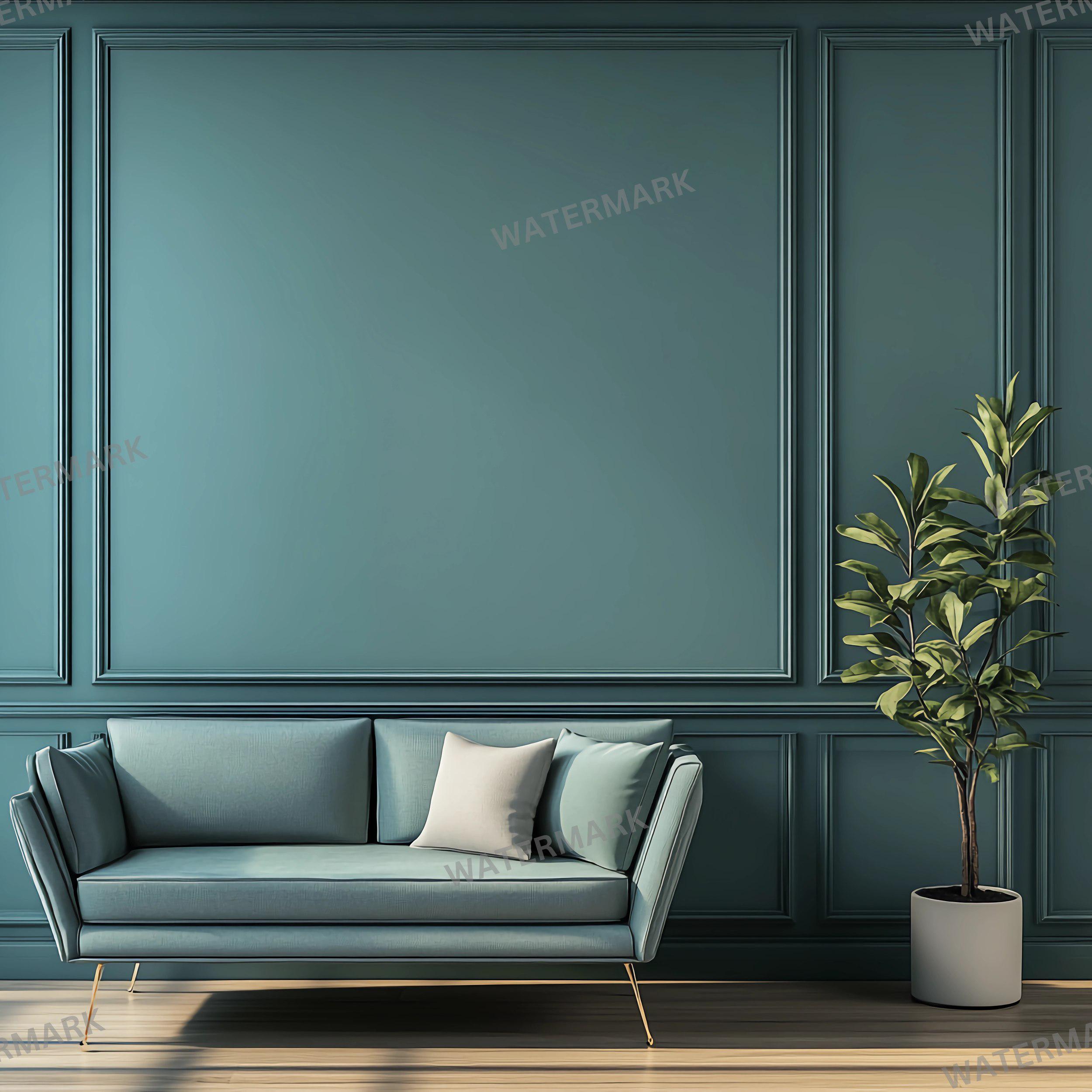 8 Turquoise Room Backdrops | Moody Interior Digital Backgrounds With ...