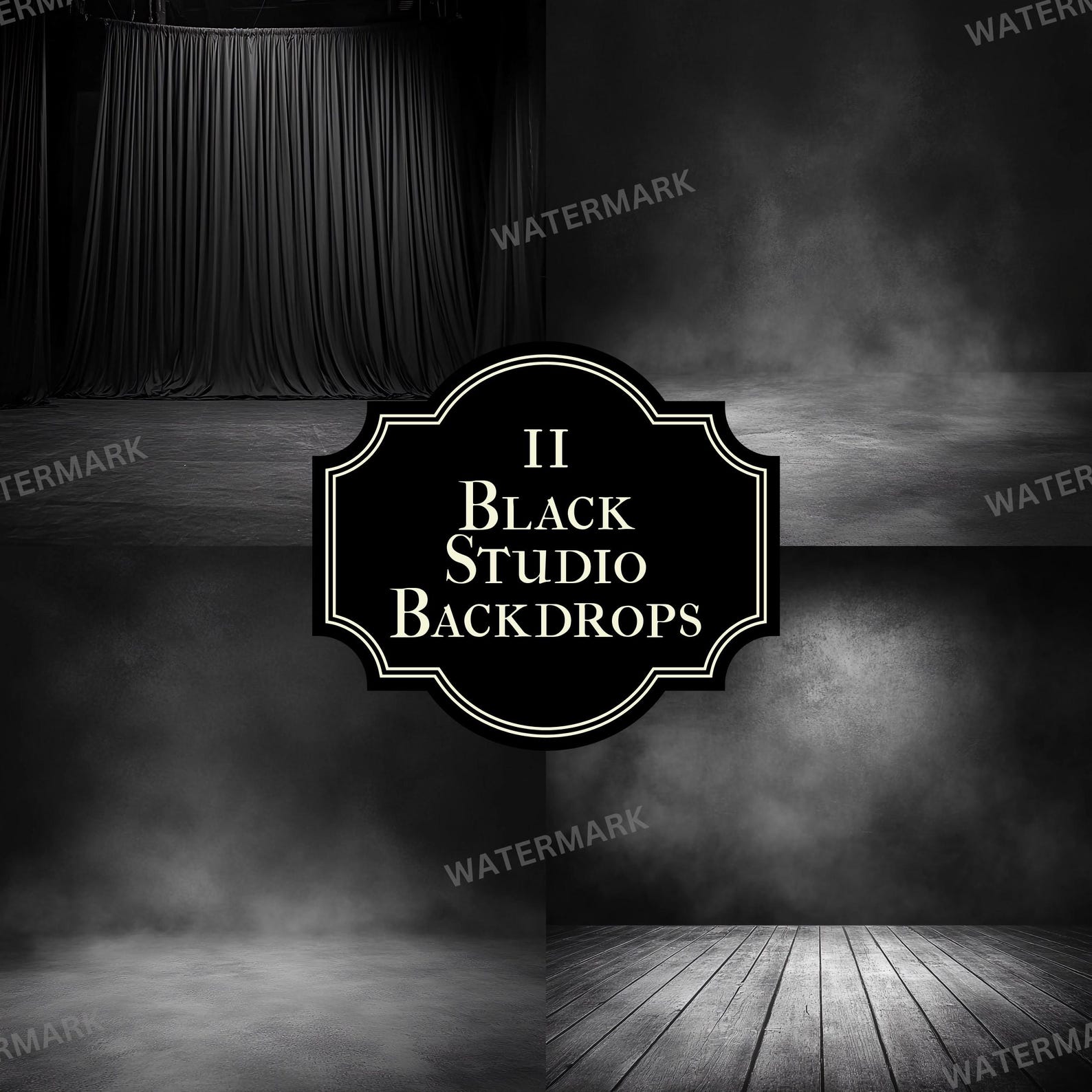 Black Studio Backdrops - Photography Backdrops, Portraits, Product ...