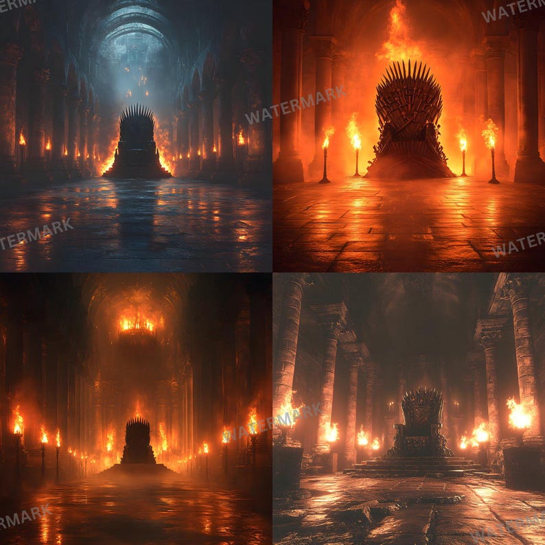20 the Throne Backdrops Majestic Digital Backgrounds for Photography ...