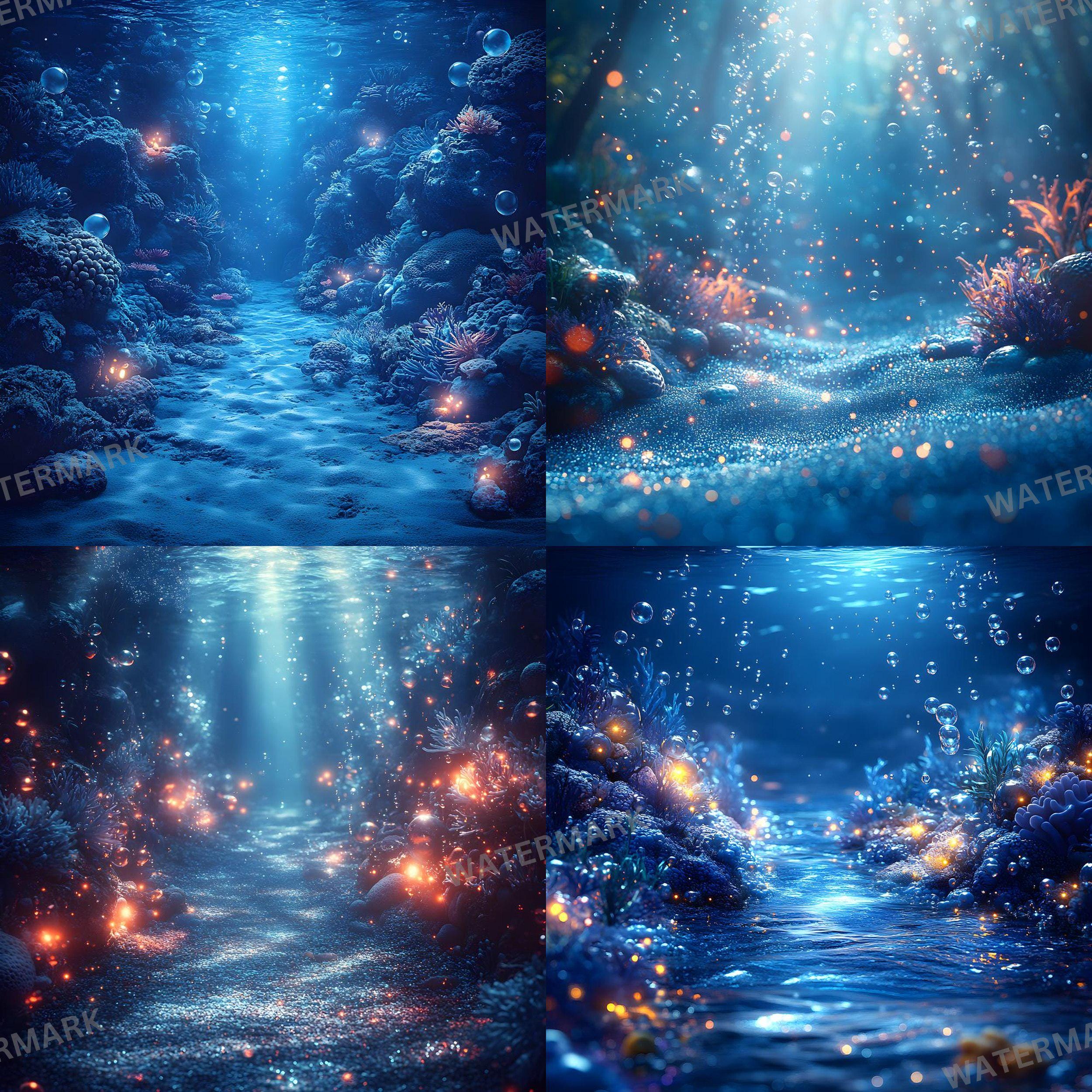 19 Underwater Mermaid Backdrops, Magical Ocean Scenes, Deep Sea ...