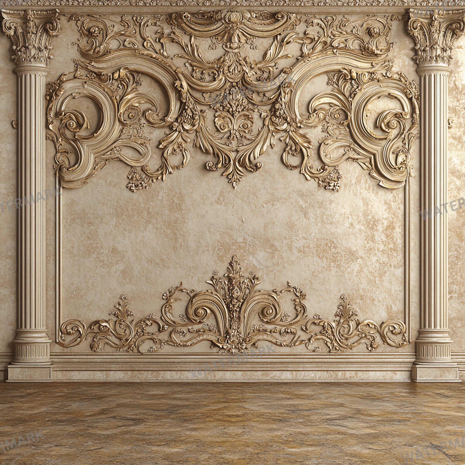 12 Regal Salon Backdrops | Dark Gold & Brown Textured Backgrounds With ...