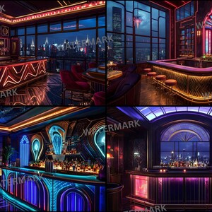 1920s Extravagant Party Digital Backdrop, Gatsby Background, Art Deco ...