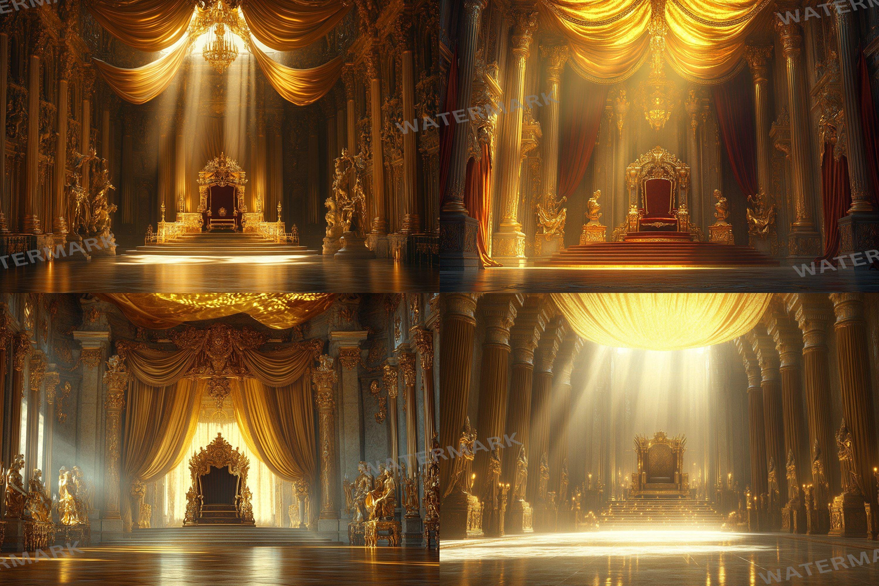Royal Throne Room Backdrop: 35 Pngs for Regal Portrait Photography ...