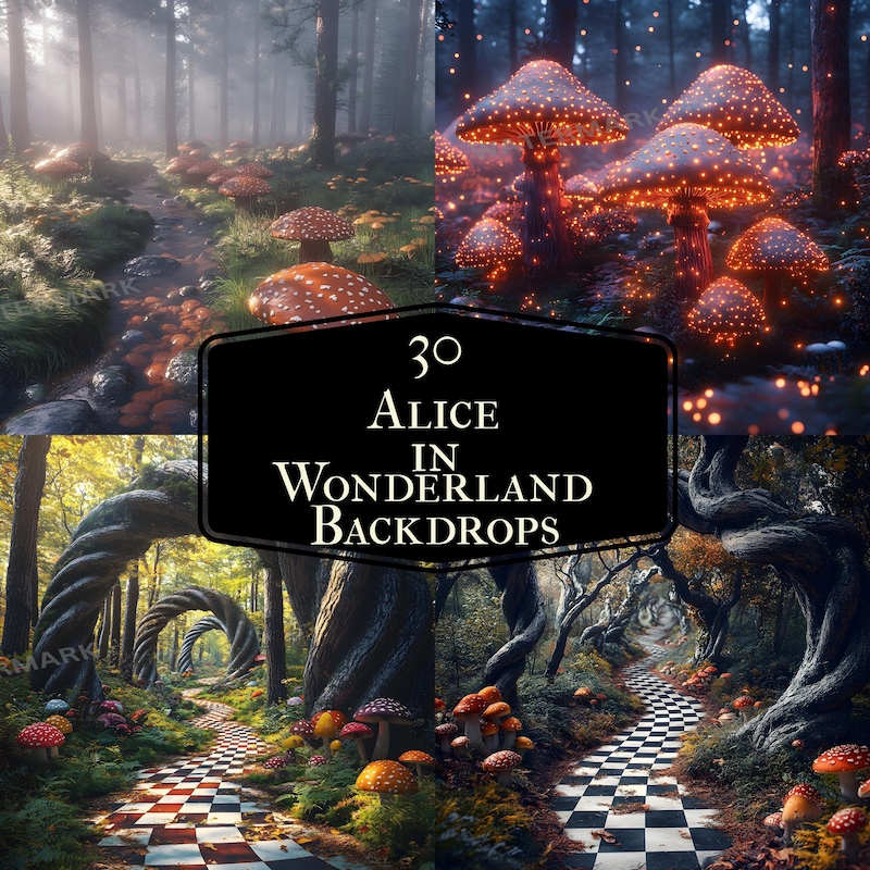 Alice in Wonderland Back - Etsy