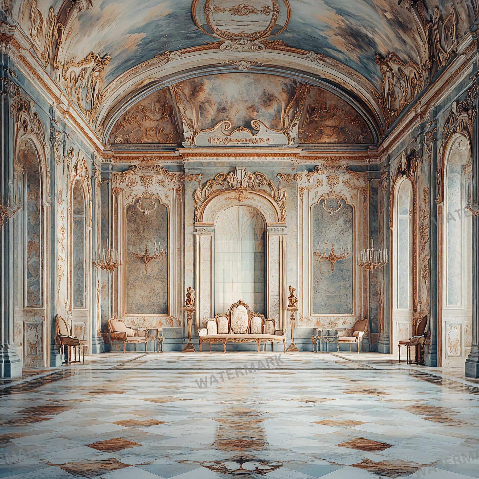 12 Regal Salon Backdrops | Dark Gold & Brown Textured Backgrounds With ...