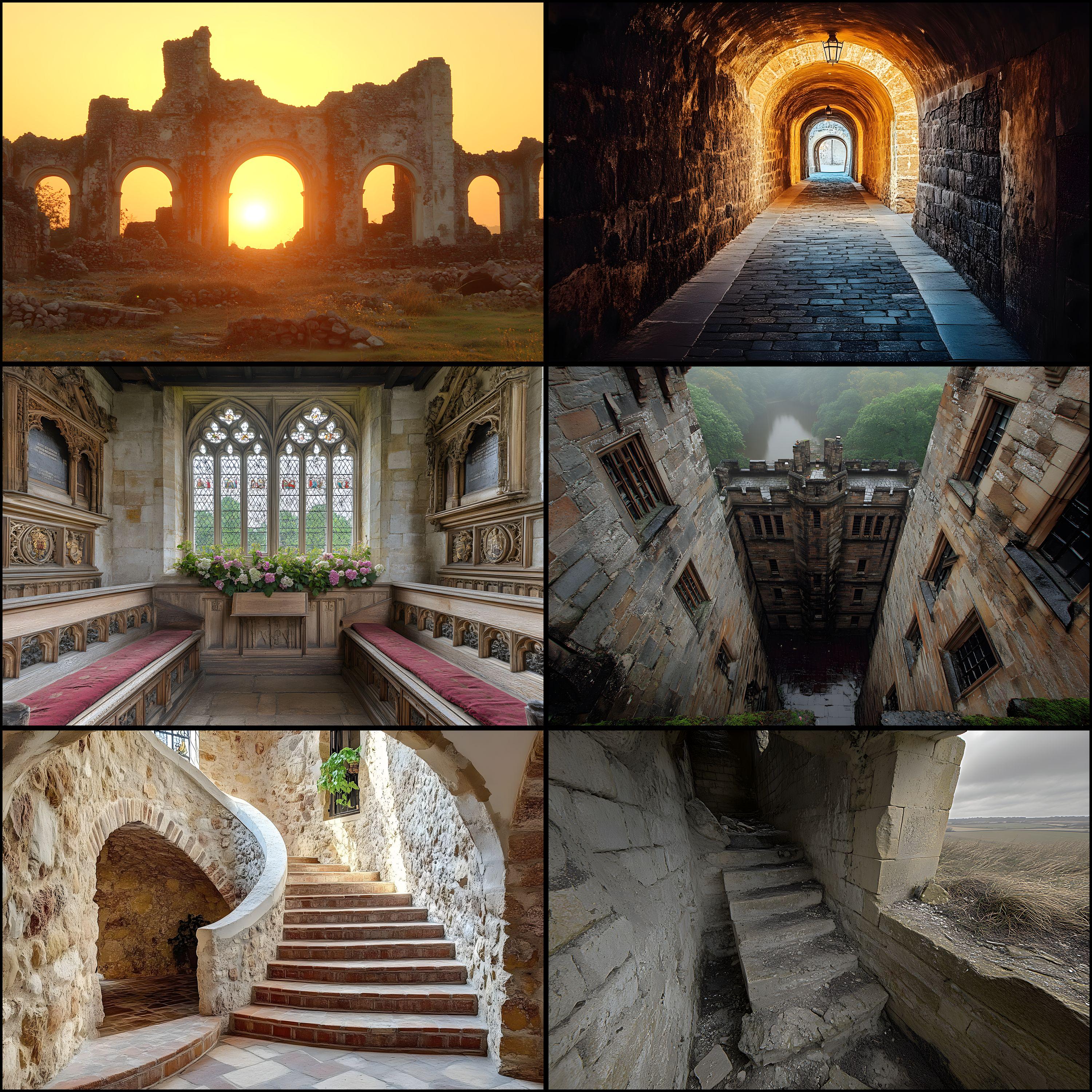 British Castle Interior Digital Backdrop, Medieval Hall Background for ...