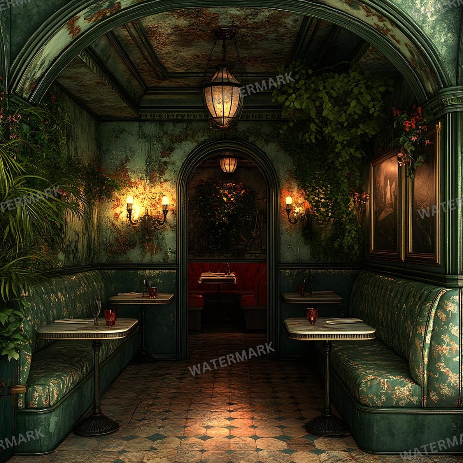 1920s Speakeasy Backdrops – Vintage Bar Photography Overlays (20 Jpgs ...