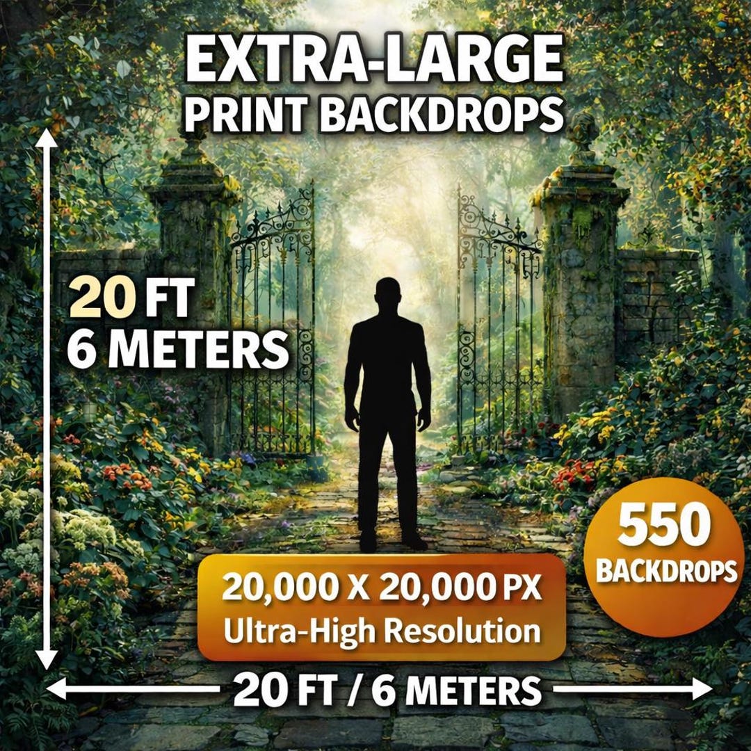 550 Extra Large Printable Backdrops | 20,000px High-resolution Digital ...