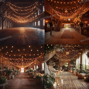 15 Rustic Barn Wedding Backdrops, Country Scene Textures (jpgs) - Etsy
