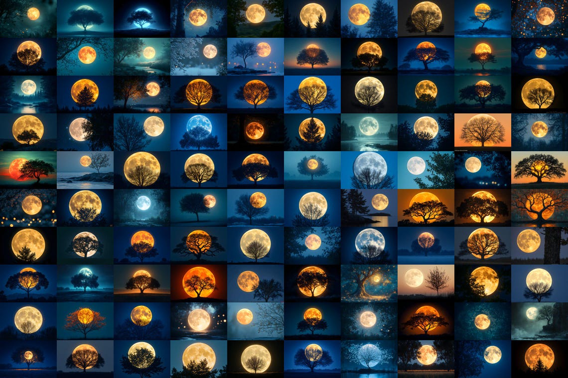 100 Mystical Full Moon Photography Backdrops – Fantasy Lunar Scenes ...
