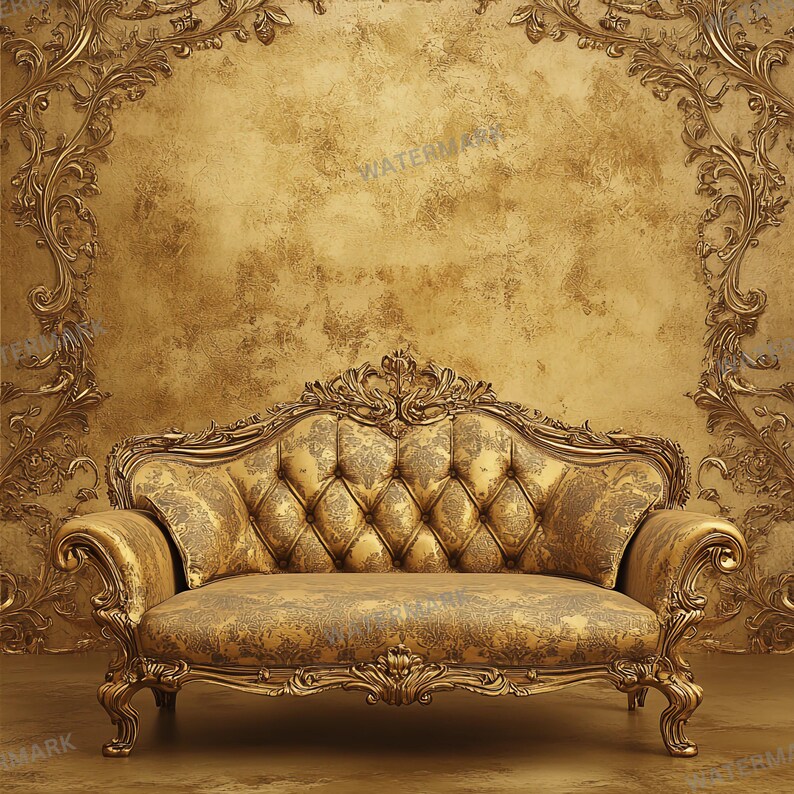 12 Regal Salon Backdrops | Dark Gold & Brown Textured Backgrounds With ...