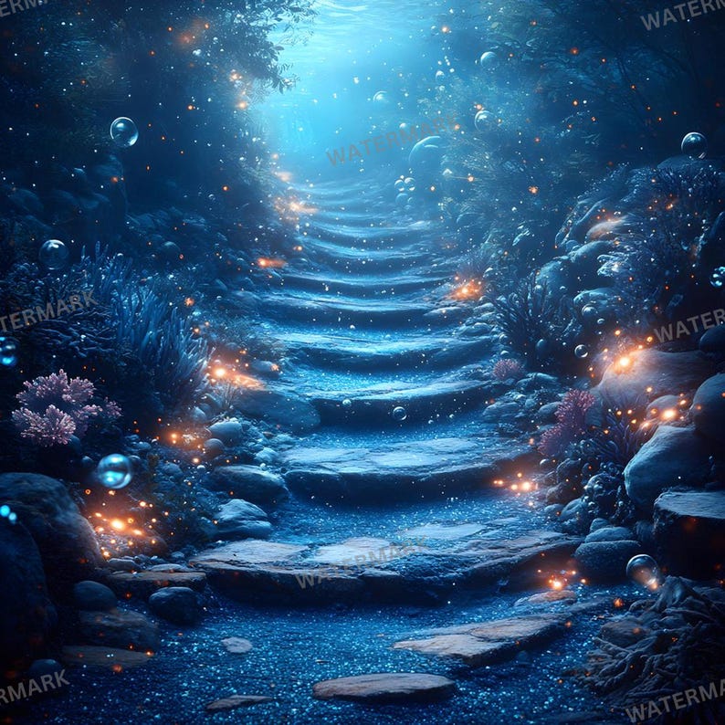 19 Underwater Mermaid Backdrops, Magical Ocean Scenes, Deep Sea ...