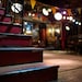 Theater Stage Digital Backdrop, Red Stairs Spotlight Background ...